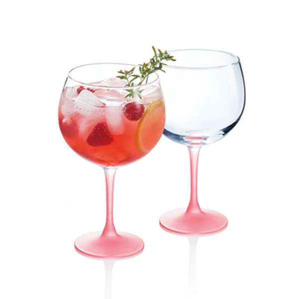 VERRE A PIED-LUMINARC-70CL-SUMMER POP PARME – Orca