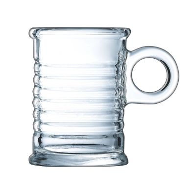 Tasse luminarc-9cl-en verre transparent conserve-noir – Orca