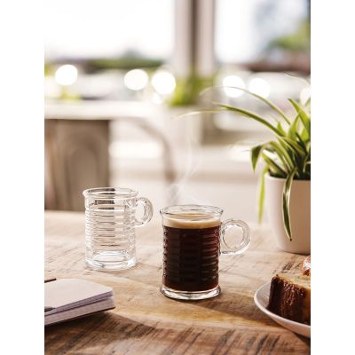 Tasse luminarc-9cl-en verre transparent conserve-noir – Orca