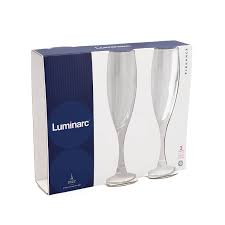 Flute a champagne luminarc elegance-17cl-set de-3pcs-E5054 – Orca
