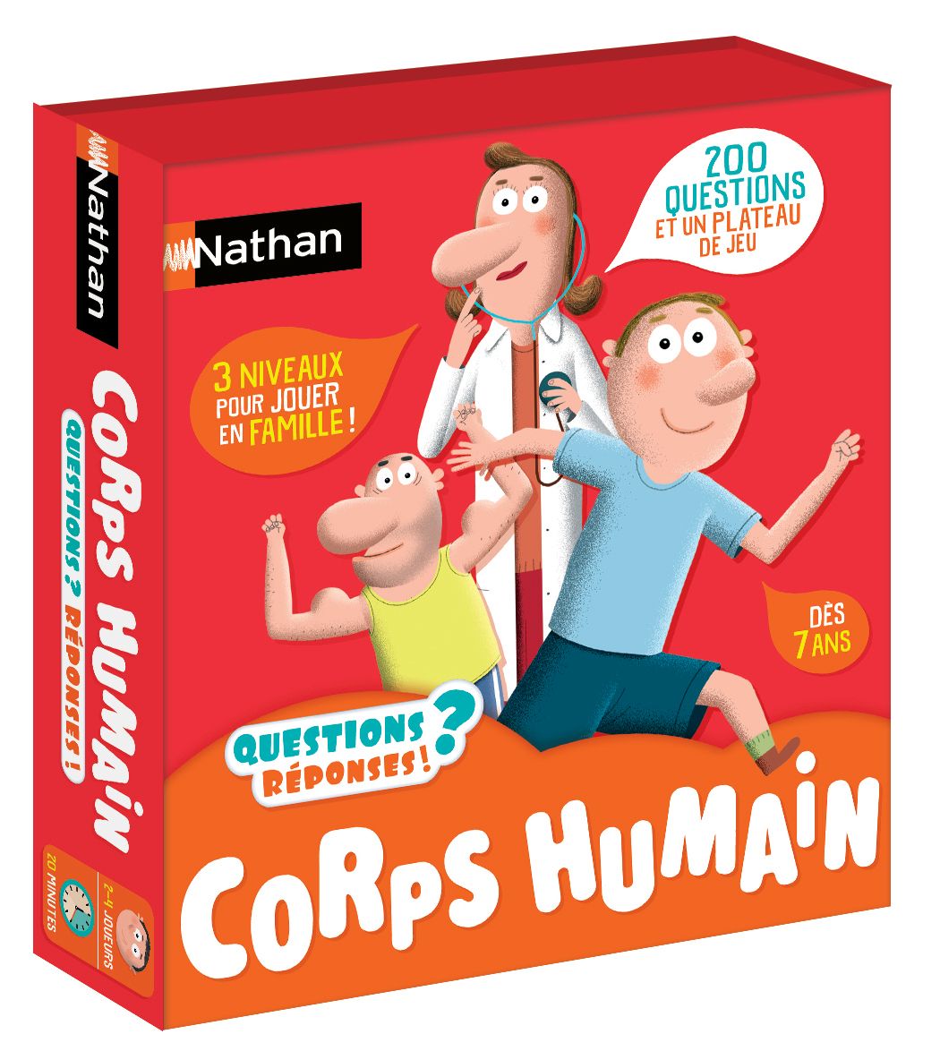 JEU QUESTIONS? REPONSES-LE CORPS HUMAIN+7ANS – Orca