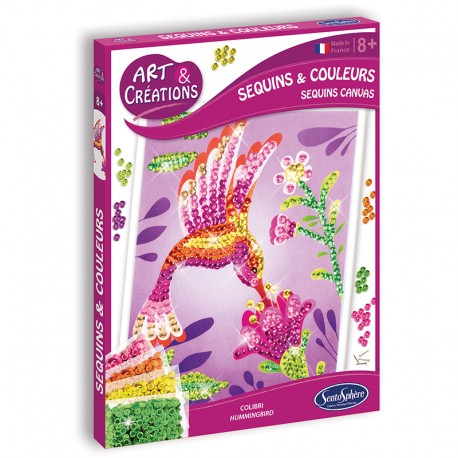 Jeu sequins et couleurs colibri+8ans – Orca