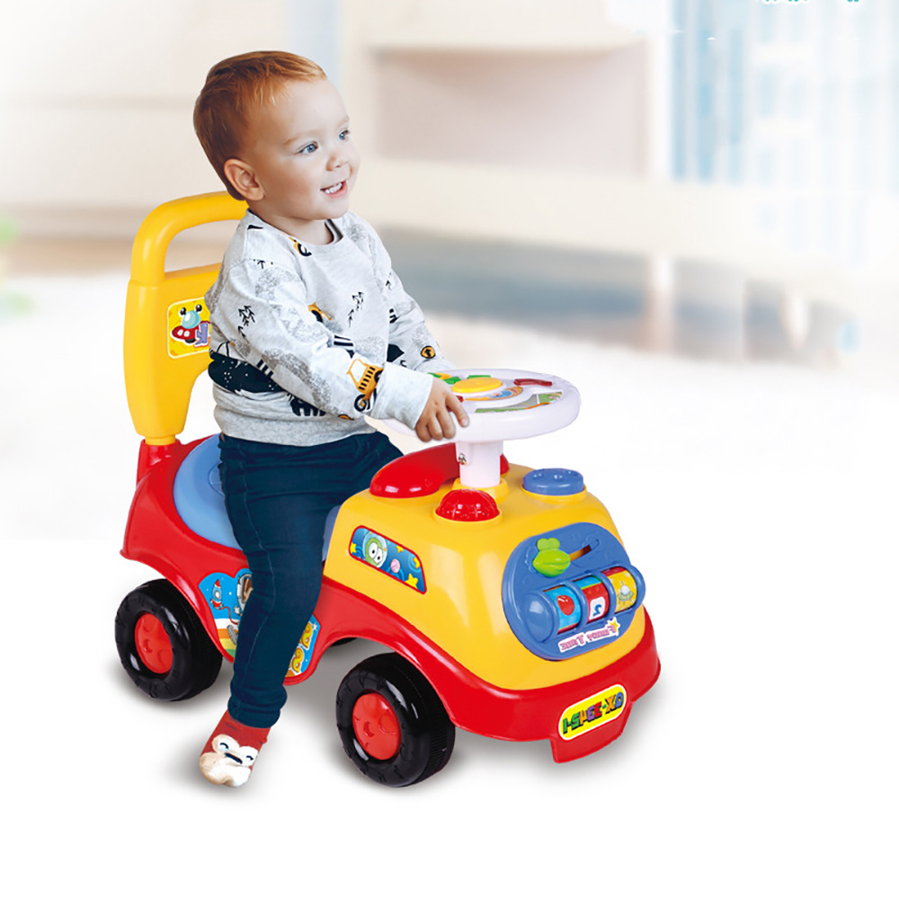 Voiturette time scooter-rouge-jaune – Orca