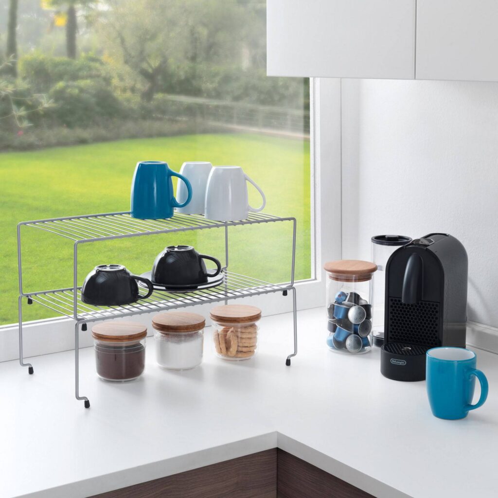 PORTE ASSIETTE-SKY- 2 NIVEAUX-47X23X26CM – Orca