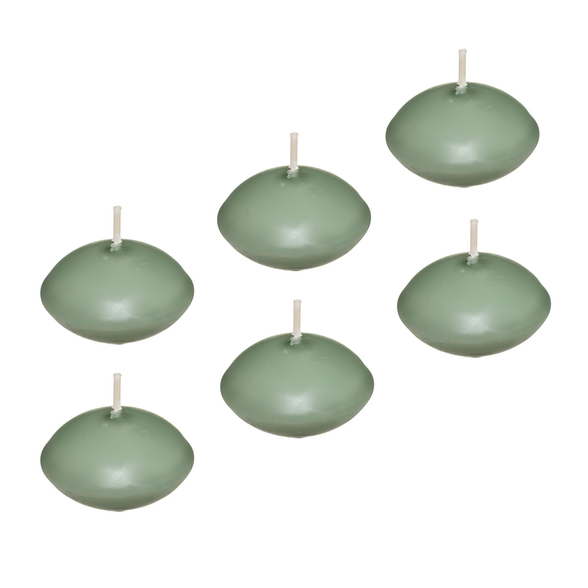 Bougie flottante set de-6pcs-vert – Orca
