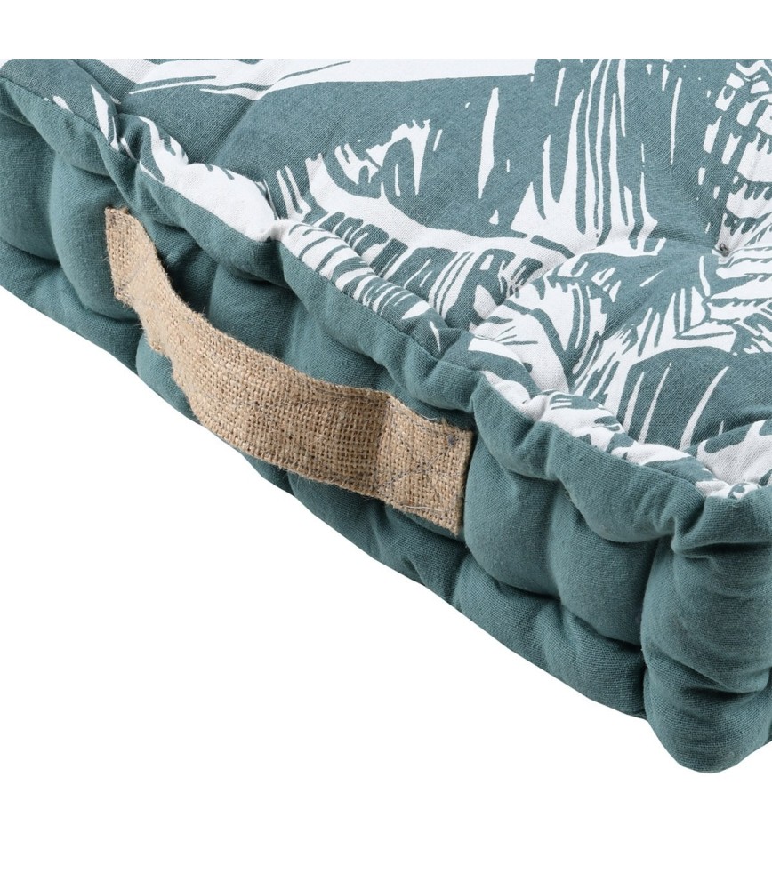 COUSSIN DE SOL-45X45X10CM-BAMAKO PETROLE – Orca