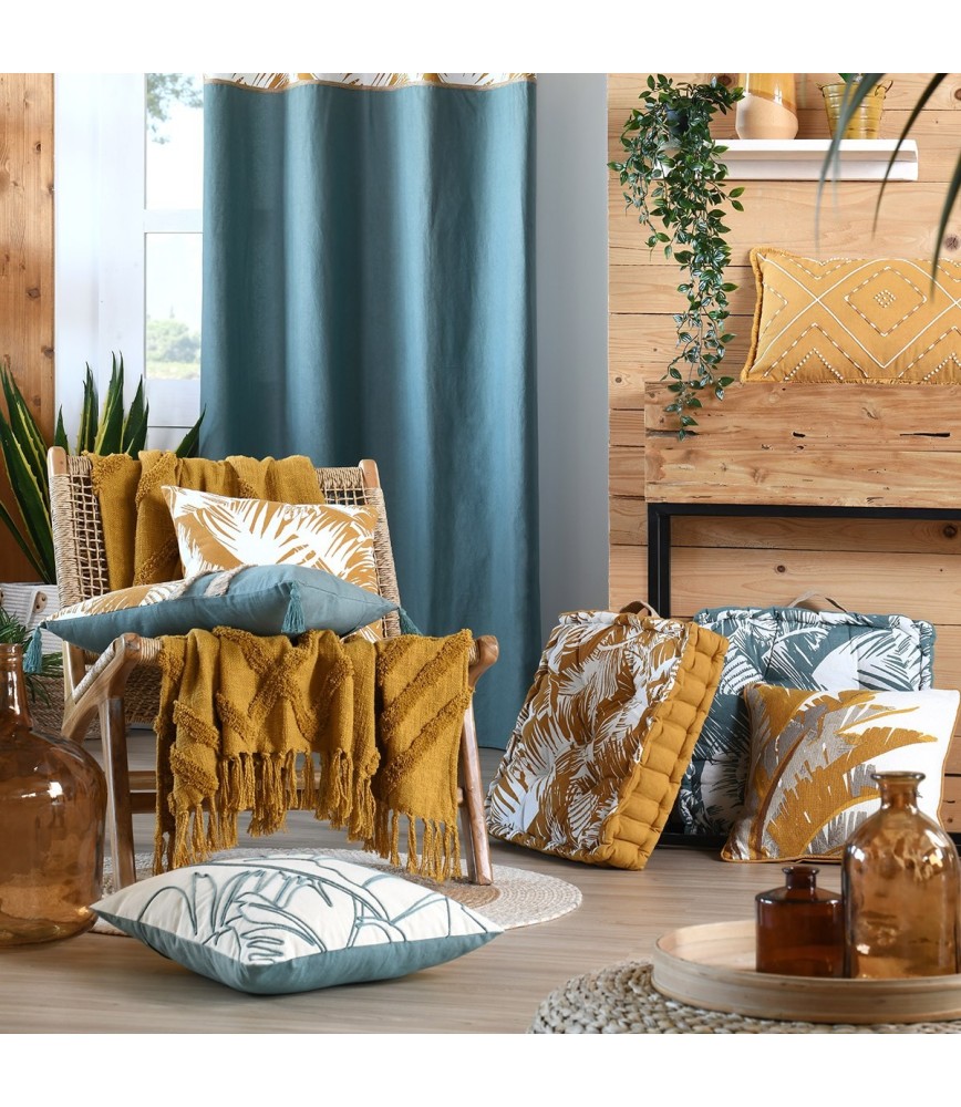 COUSSIN DE SOL-45X45X10CM-BAMAKO SAFRAN – Orca