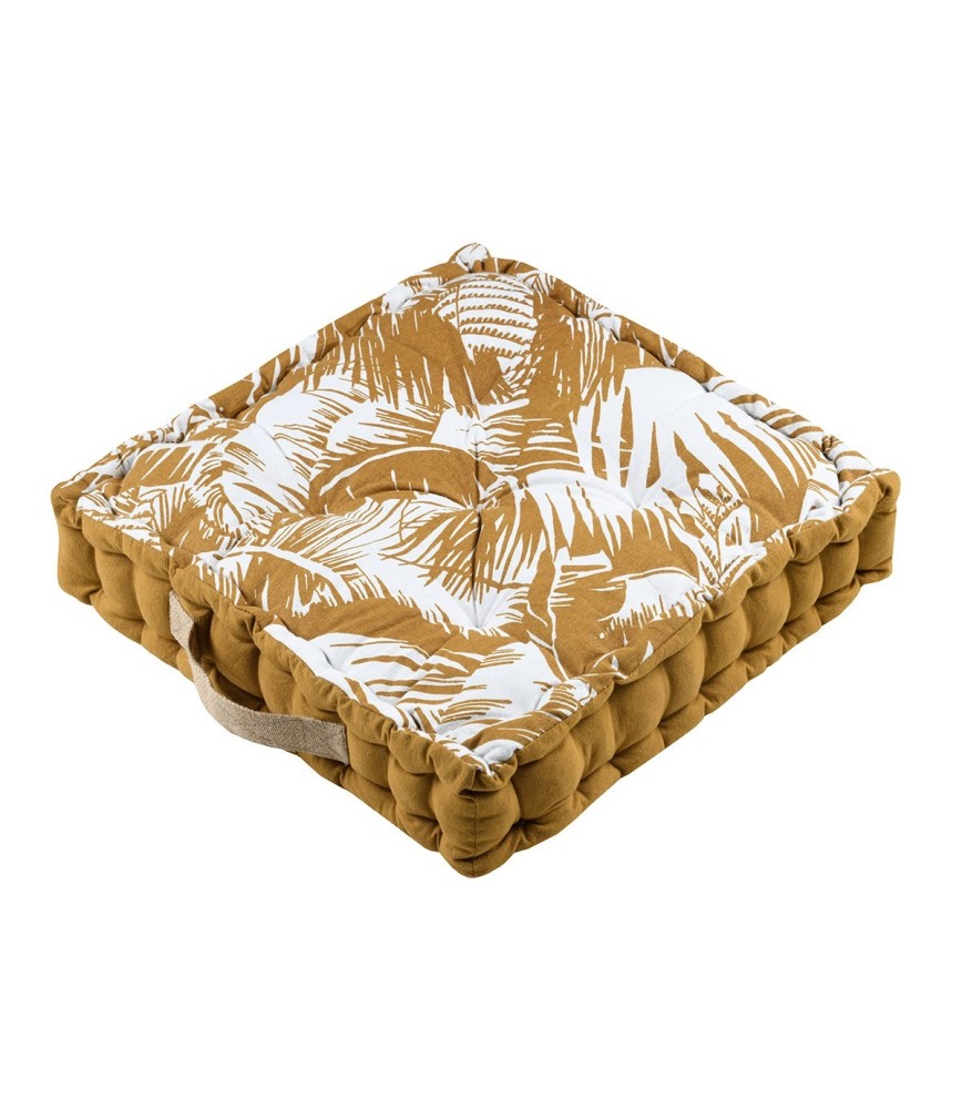 COUSSIN DE SOL-45X45X10CM-BAMAKO SAFRAN – Orca