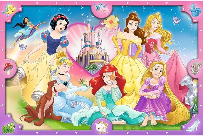 PUZZLE-160PCS-XL-DISNEY PRINCESS+6ANS – Orca