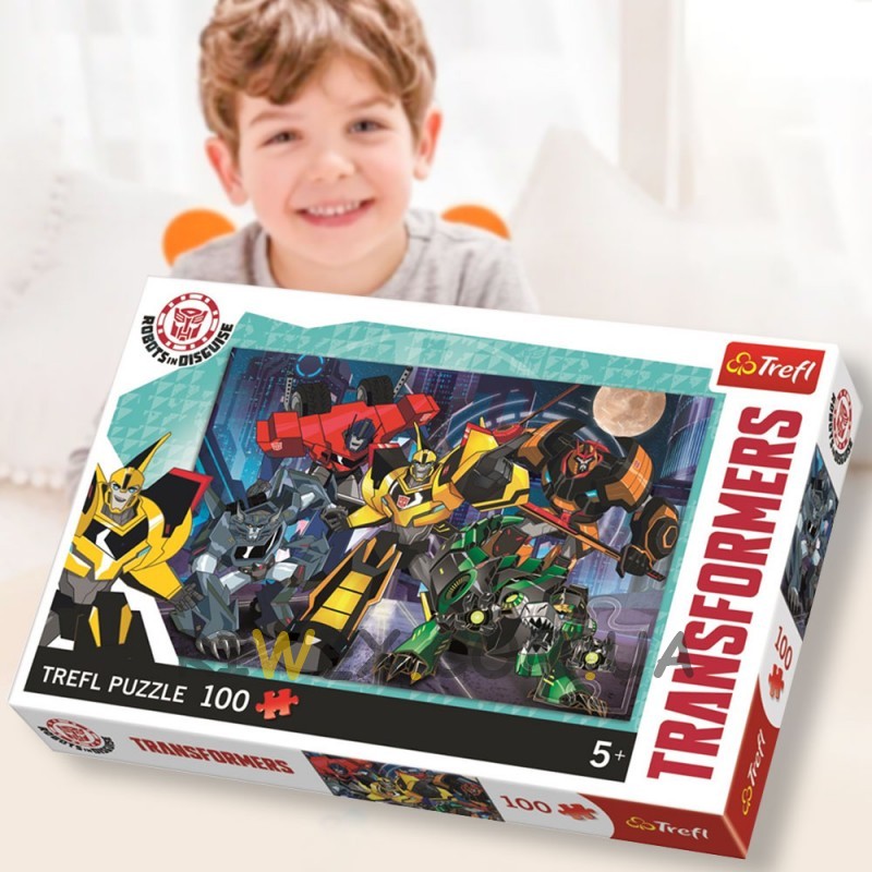 PUZZLE-100PCS-TRANSFORMERS-5ANS+ – Orca