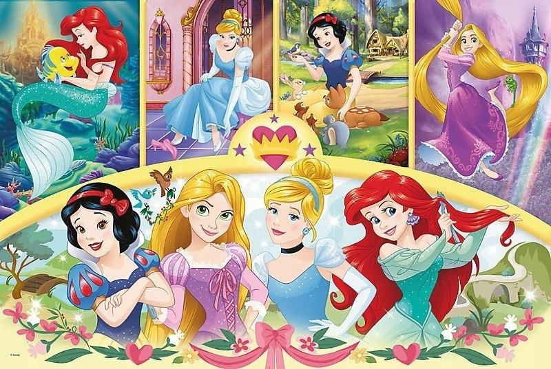 PUZZLE-24PCS-MAXI DISNEY PRINCESS+3ANS – Orca