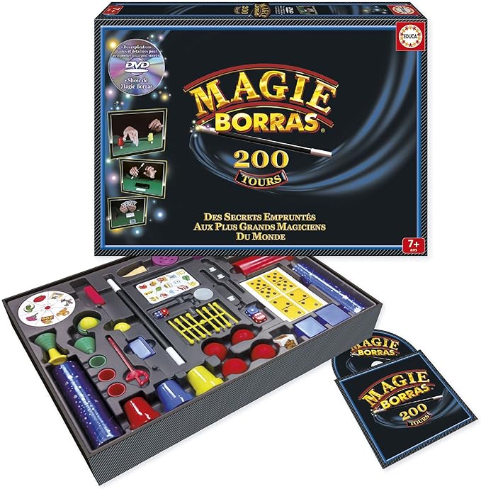 JEU DE MAGIE-MAGIC BORRAS-200 TOURS+7ANS-EDUCA – Orca