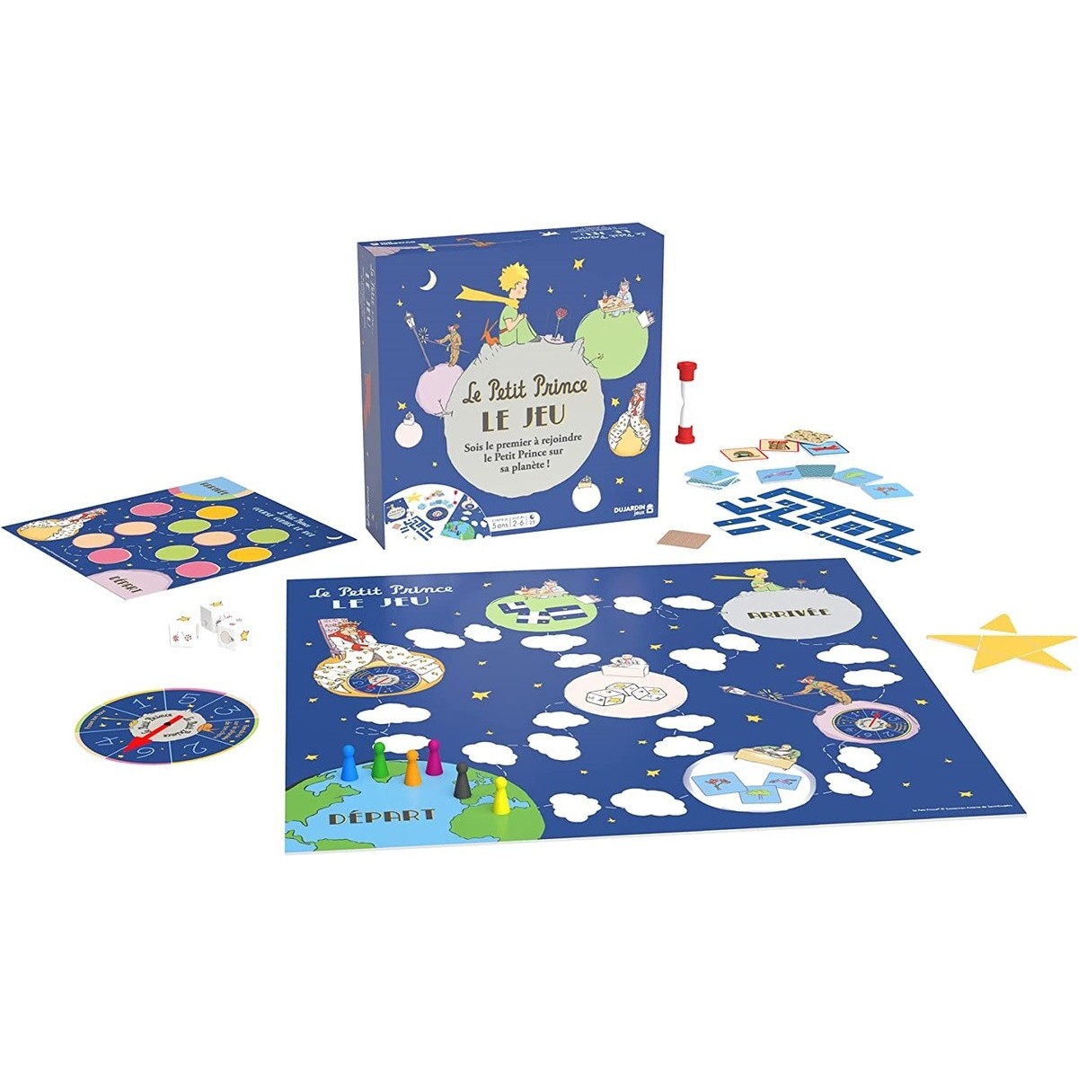 JEU DE DEFIS LE PETIT PRINCE 2-6 JOUEURS+5ANS-DUJARDIN – Orca