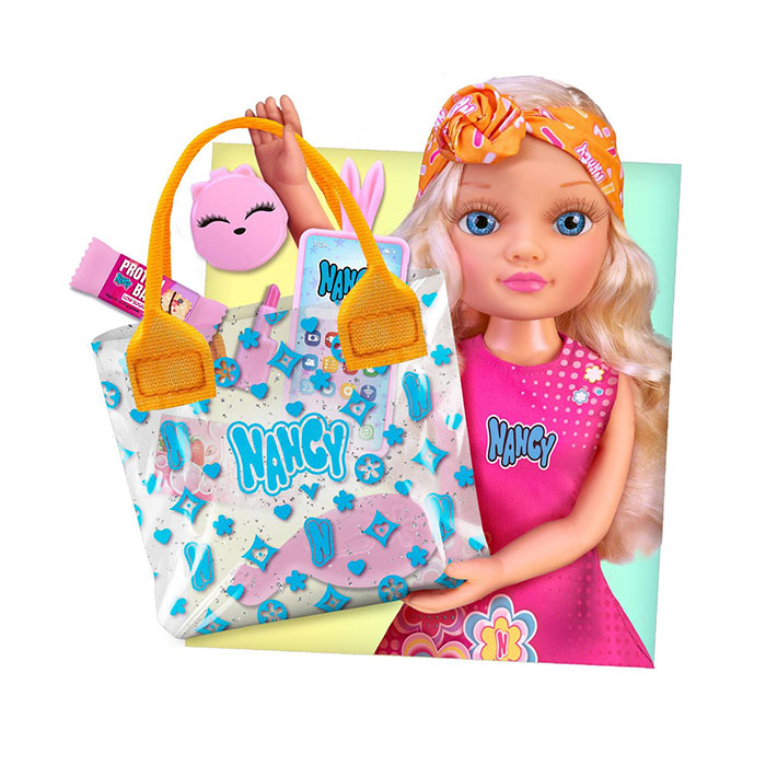 Poupée +accessoires Nancy qu’est ce qu’il y a dans mon sac?+3ans – Orca