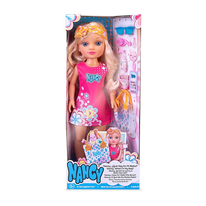 Poupée +accessoires Nancy qu’est ce qu’il y a dans mon sac?+3ans – Orca